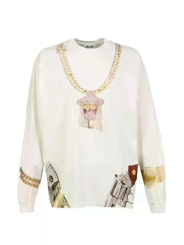AWGE Graphic-print Long-sleeve T-shirt
