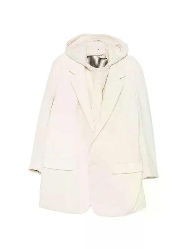 Yohji Yamamoto Hooded Single-breasted Jacket