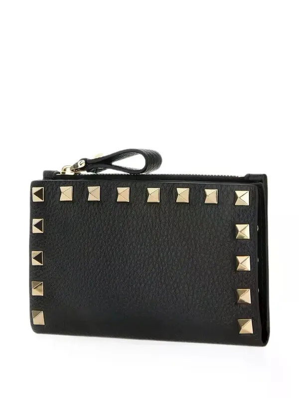 Valentino Garavani Rockstud Leather Card Case