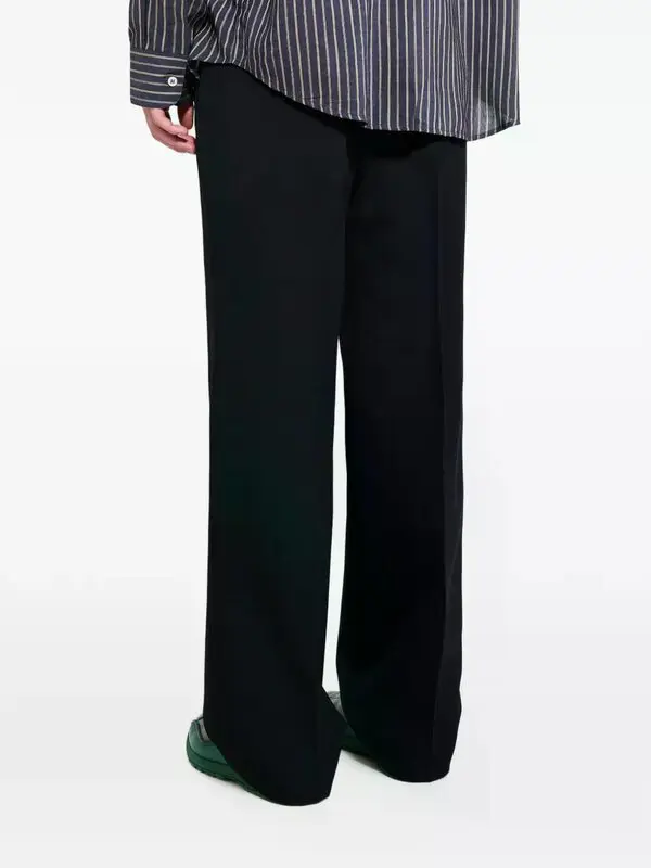 SSSTEIN Pleated Straight-leg Trousers
