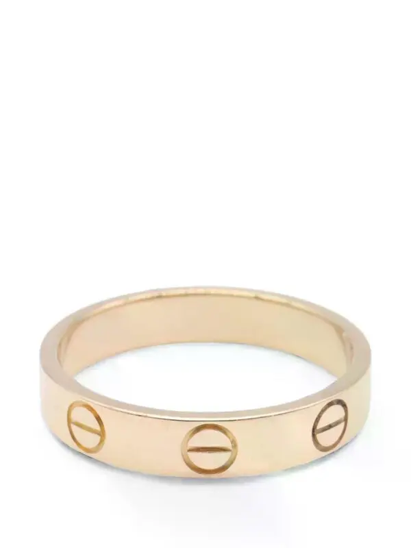 Cartier 18kt Rose Gold Love Screw-motif Ring - Pink