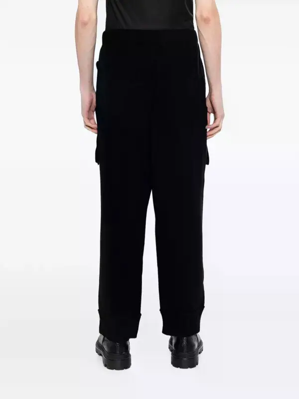Yohji Yamamoto Ribbed-knit Trousers