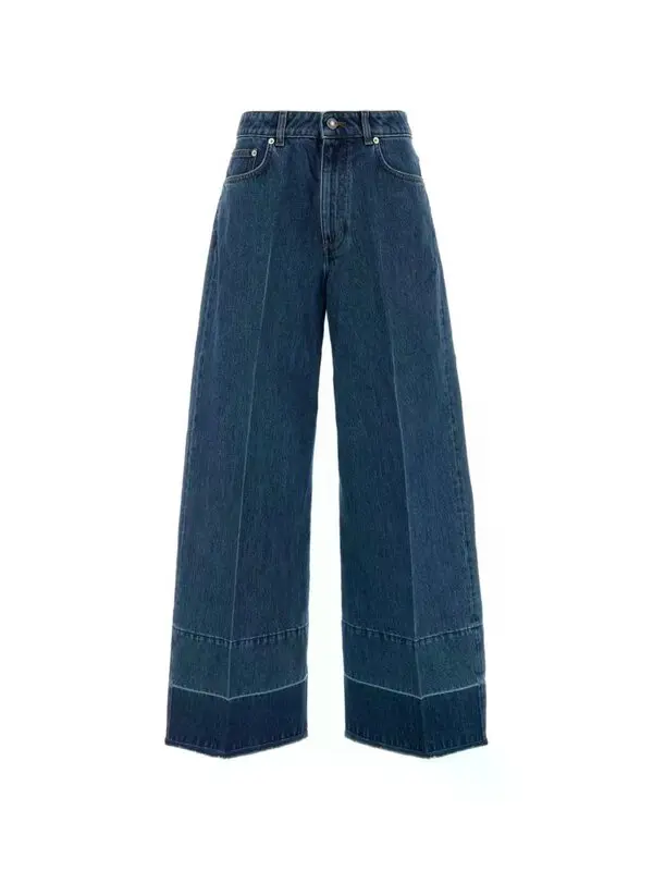 Givenchy Raw-edge Wide-leg Jeans