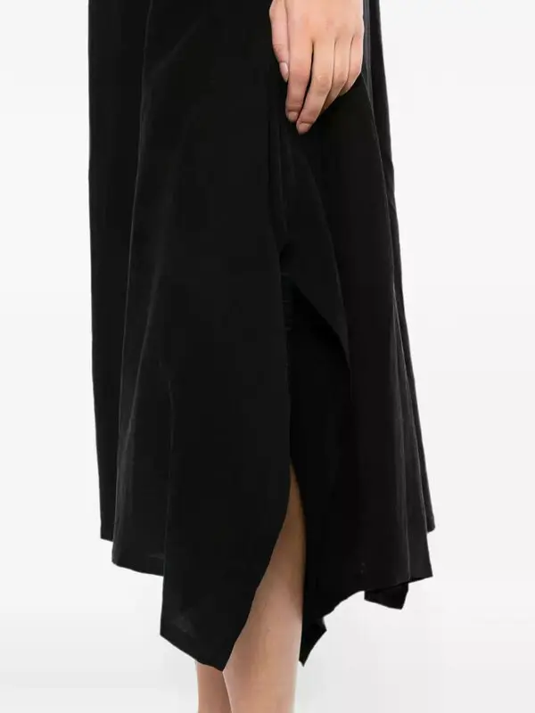 Yohji Yamamoto Flap Neckline Dress