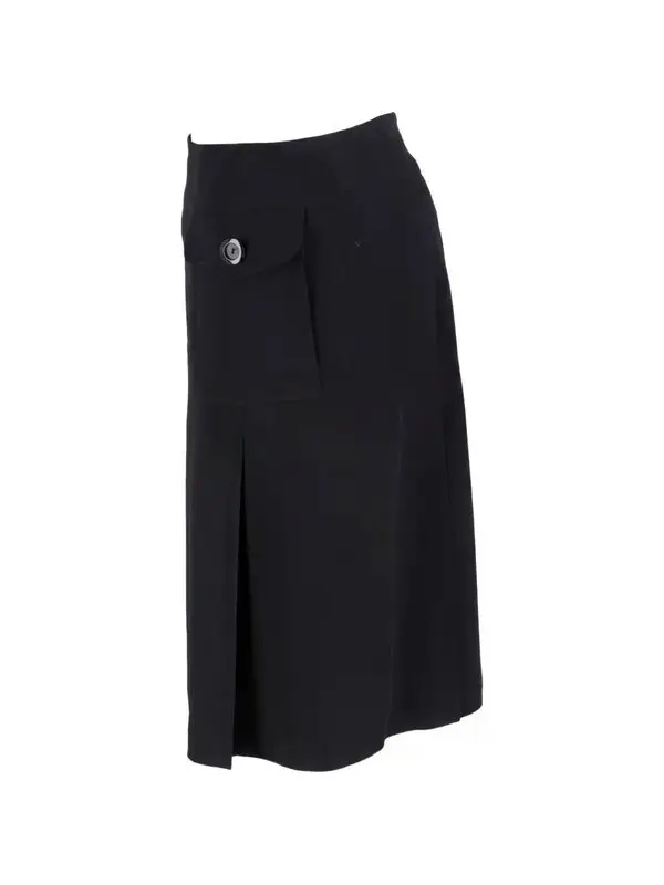 Max Mara Flap-pocket Midi Skirt