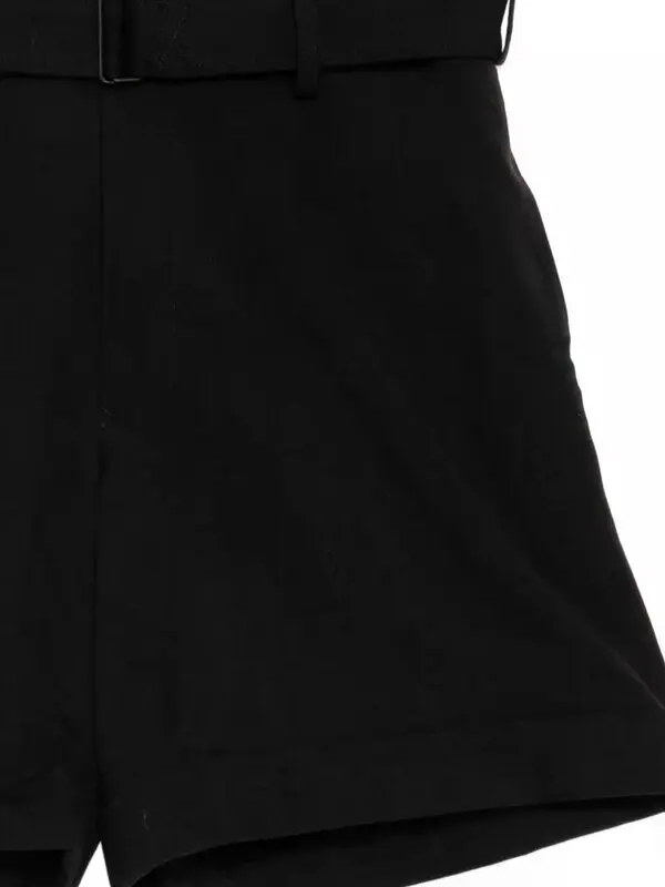 Yohji Yamamoto Belted Turned-up Shorts