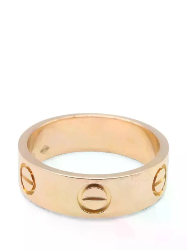 Cartier 18k Rose Gold Love Ring - Pink