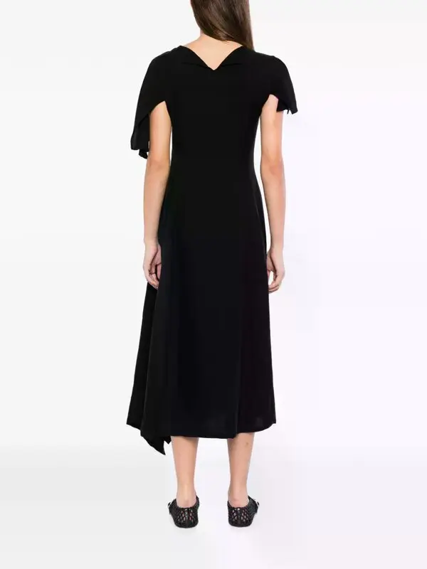 Yohji Yamamoto Backside Slit Flat Dress