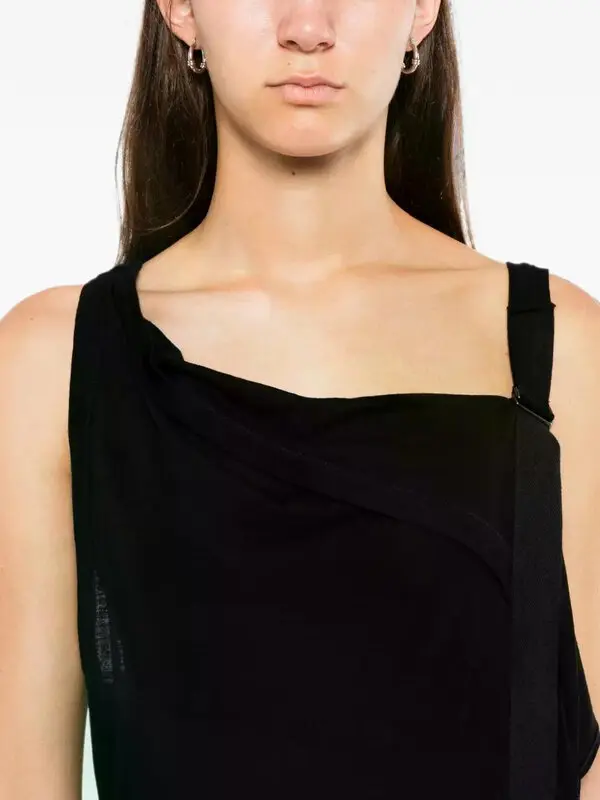 Yohji Yamamoto Wool Sleeveless Dress