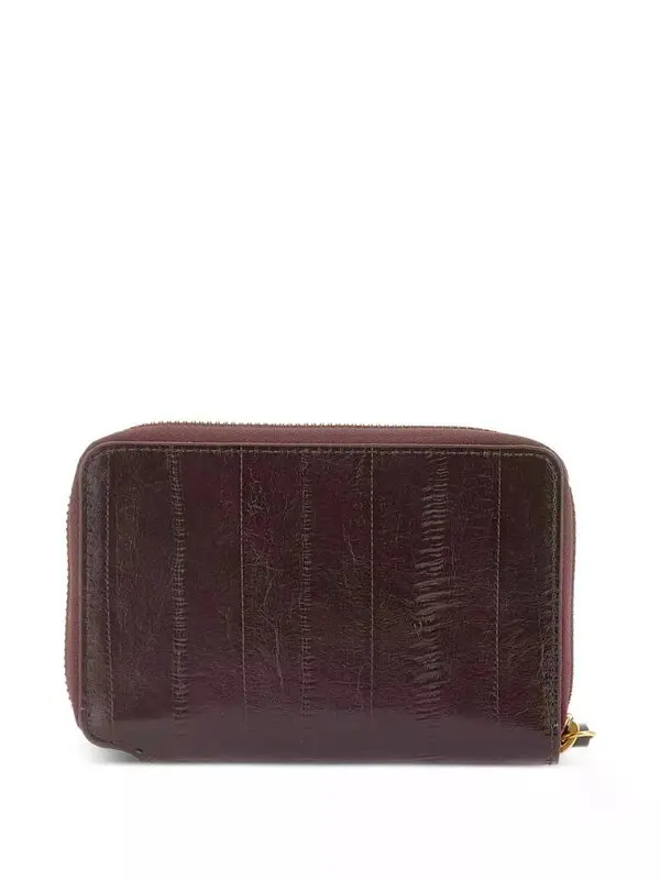 GIANNI CHIARINI Eel Zip-around Wallet - Purple