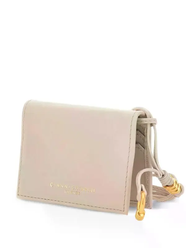 GIANNI CHIARINI Knot-detail Wallet - Neutrals