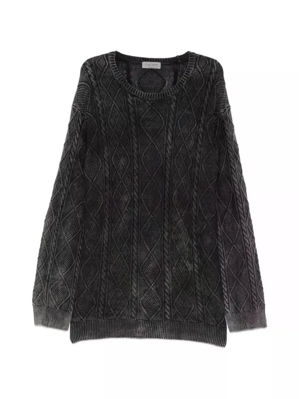 Yohji Yamamoto Alan Cable-knit Sweater