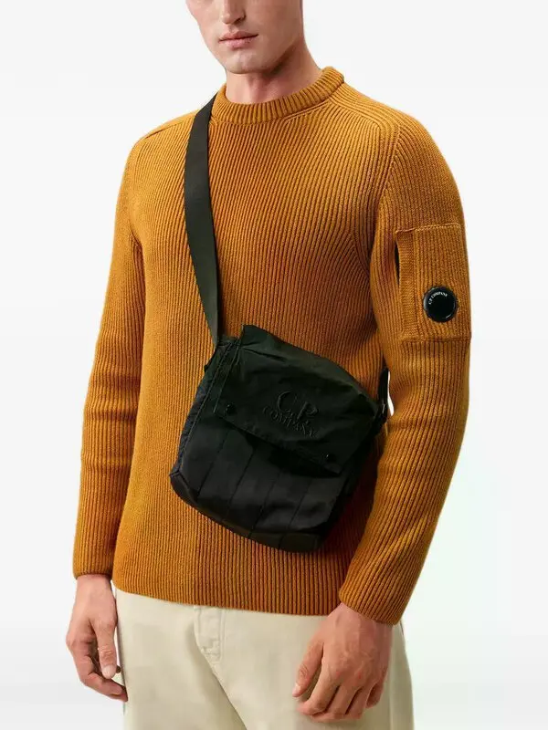 C.P. COMPANY Logo Embroidered Shoulder Bag