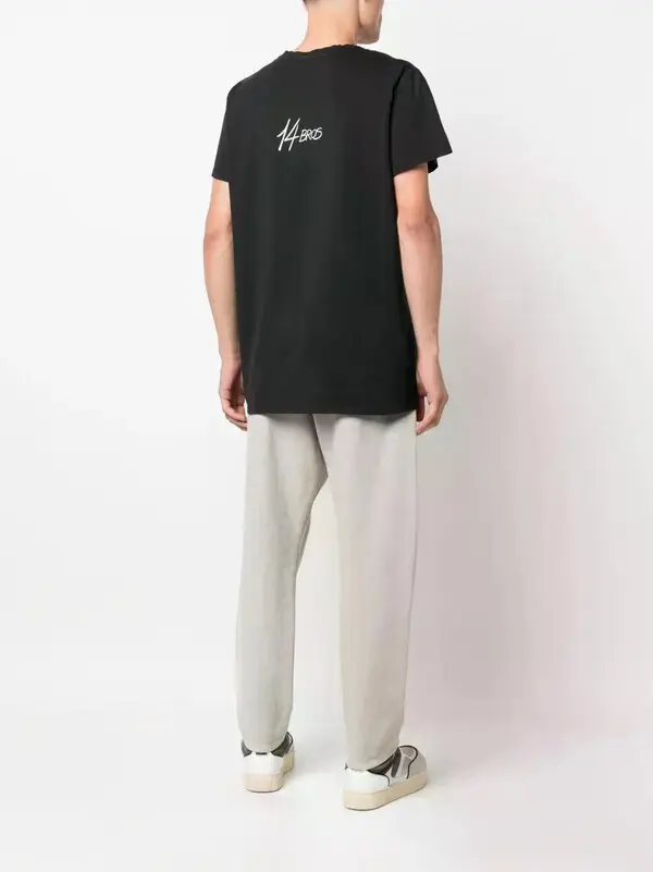 14BROS Logo-print Cotton T-shirt