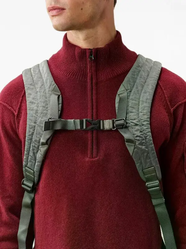 C.P. COMPANY Nylon B Lens-detail Backpack - Green