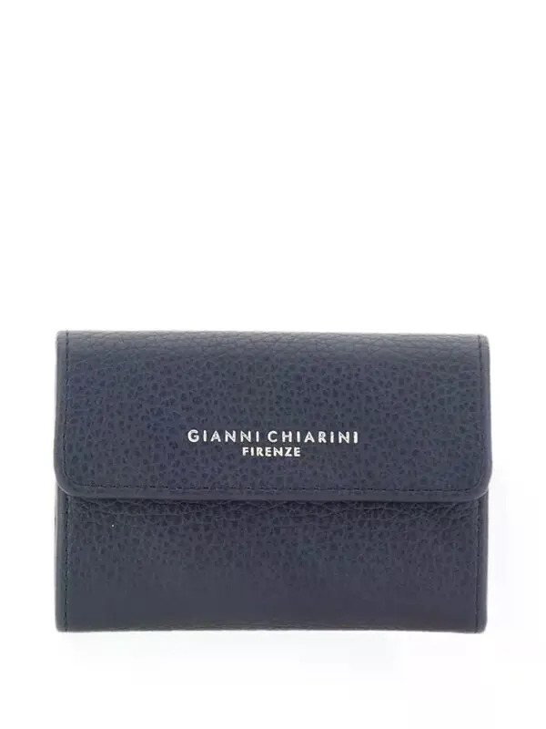 GIANNI CHIARINI Dollaro Hammered Leather Wallet
