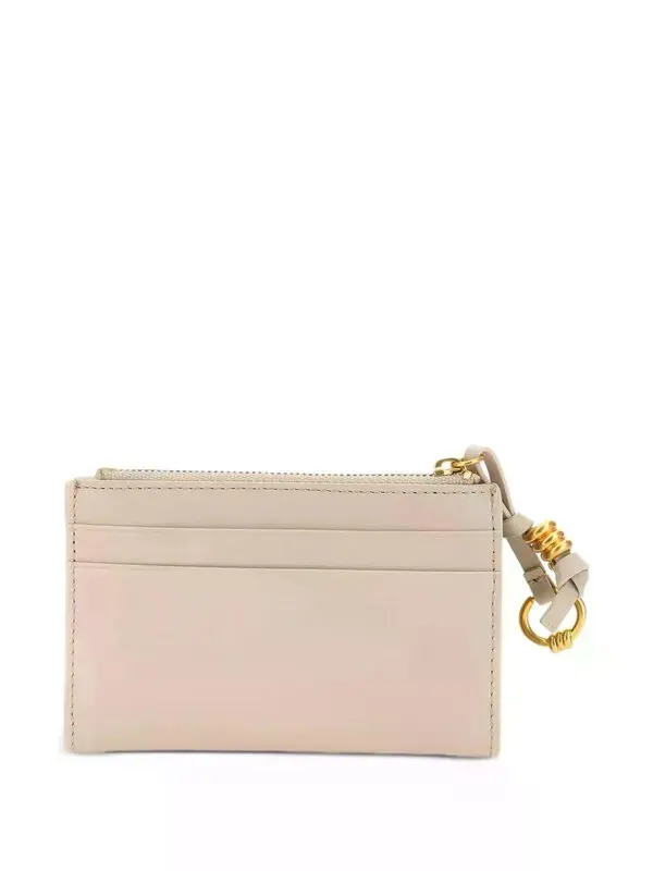GIANNI CHIARINI Knot-detail Leather Wallet - Neutrals