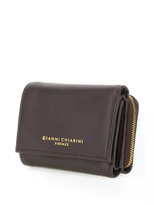 GIANNI CHIARINI Logo-print Leather Wallet