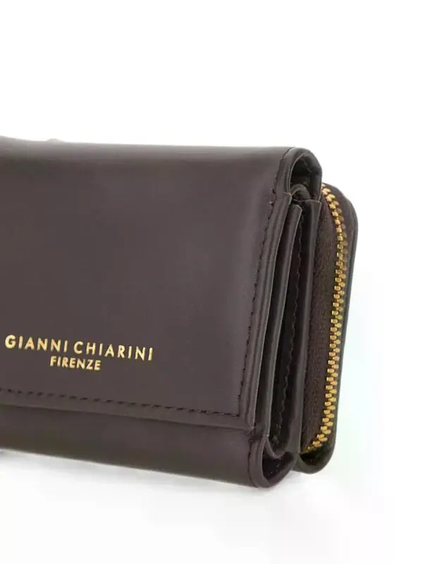 GIANNI CHIARINI Logo-print Leather Wallet