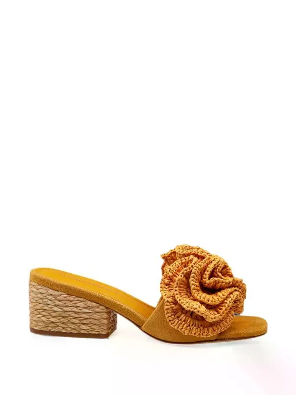 PALOMA BARCELO Polly Heeled Sandals - Yellow