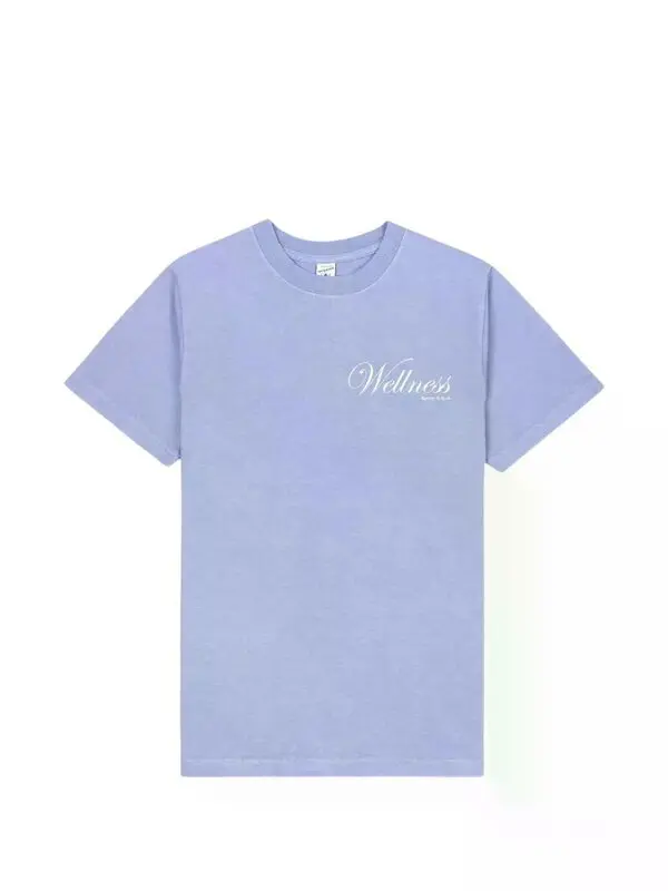 SPORTY & RICH Avenue Crew-neck T-shirt - Purple