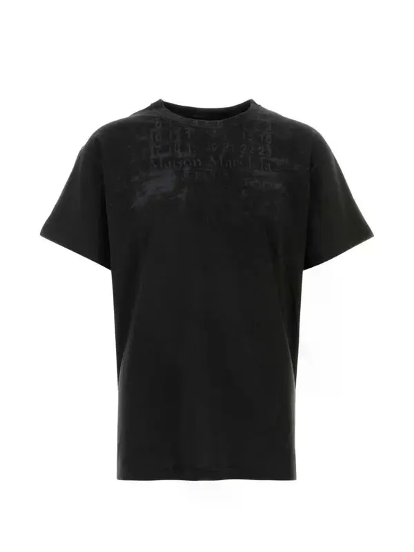 MAISON MARGIELA Logo-print T-shirt - Black