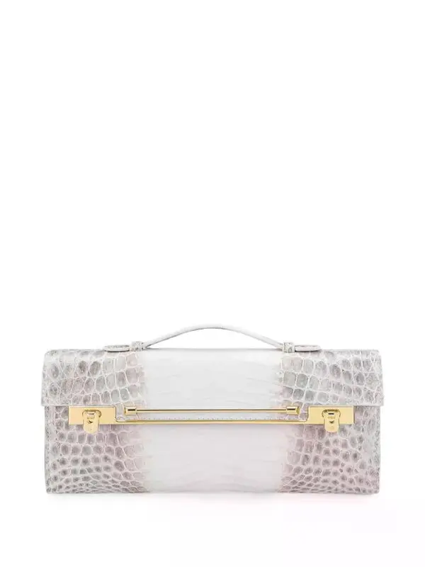 KWANPEN Raffles 1819 Crocodile-effect Top-handle Tote Bag