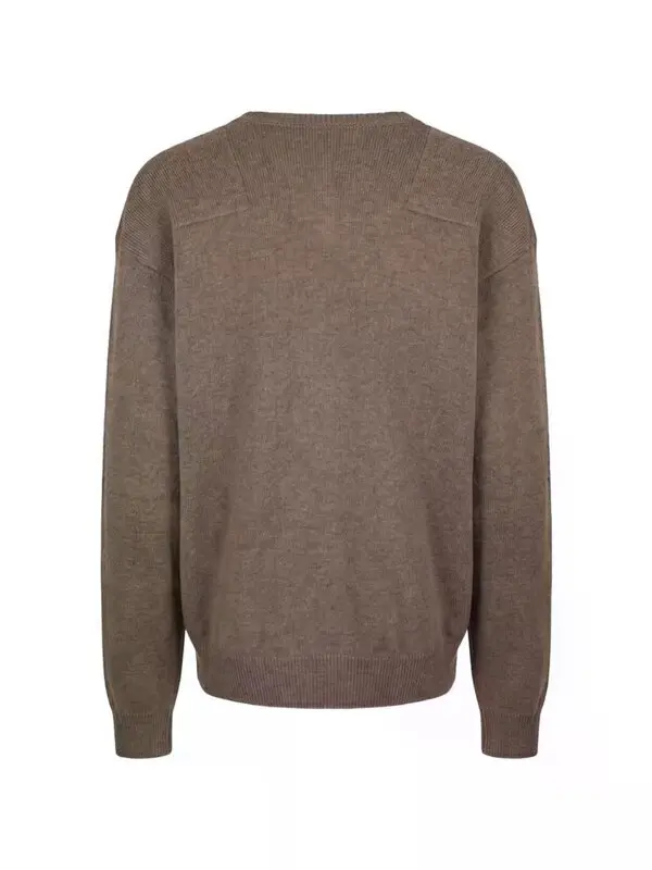 JIL SANDER V-neck Knitted Sweater