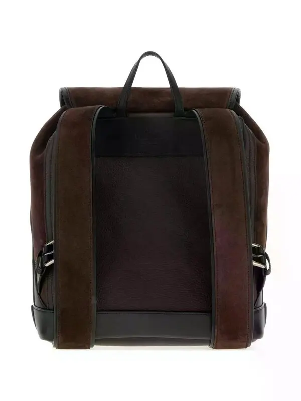Valentino Garavani Vlogo Suede Backpack