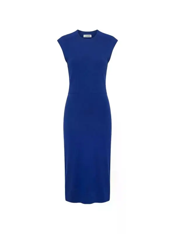 JIL SANDER Sleeveless Midi Dress With Cut-out Detail