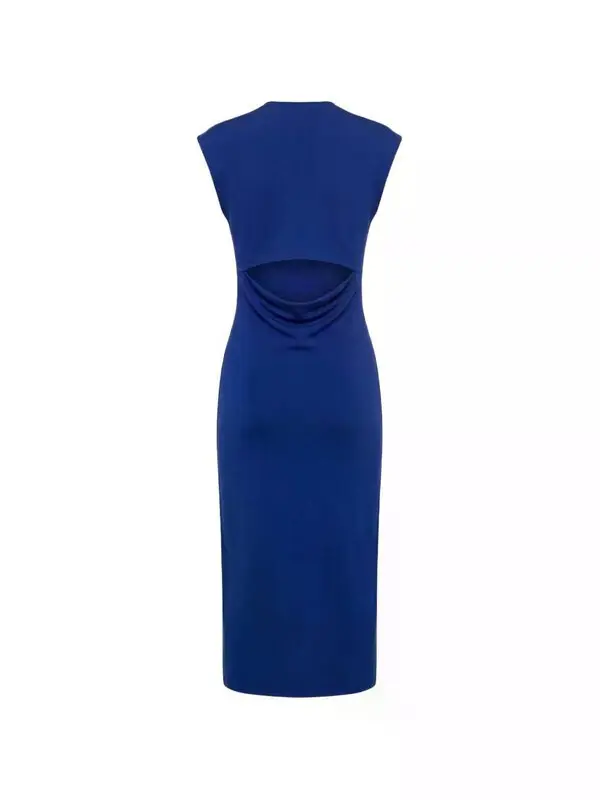 JIL SANDER Sleeveless Midi Dress With Cut-out Detail