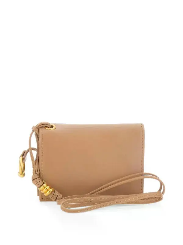 GIANNI CHIARINI Knot-detail Wallet - Neutrals