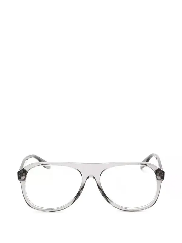 Marc Jacobs Transparent Pilot Frame Eyeglasses - Grey
