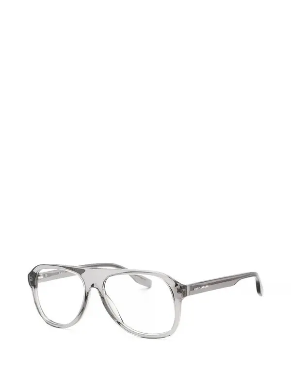 Marc Jacobs Transparent Pilot Frame Eyeglasses
