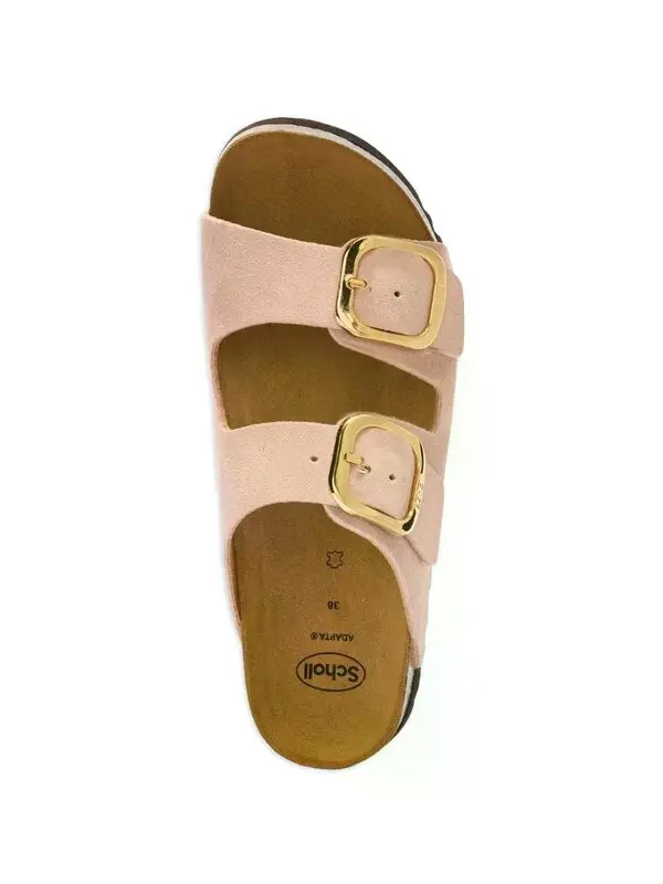 DR. SCHOLL'S SHOES Suede Buckle-fastening Sandals - Pink