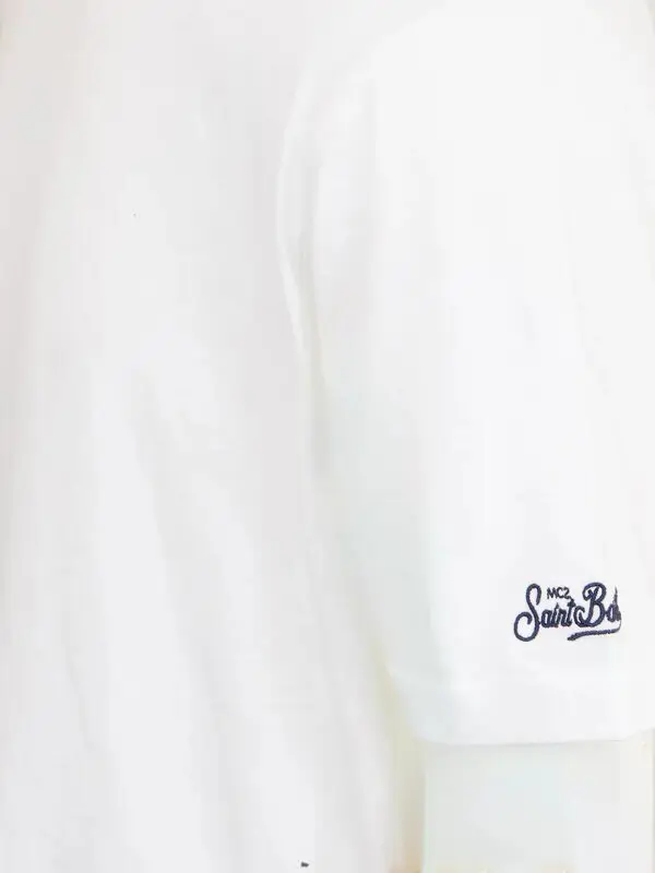 MC2 SAINT BARTH Dover Logo-embroidered T-shirt
