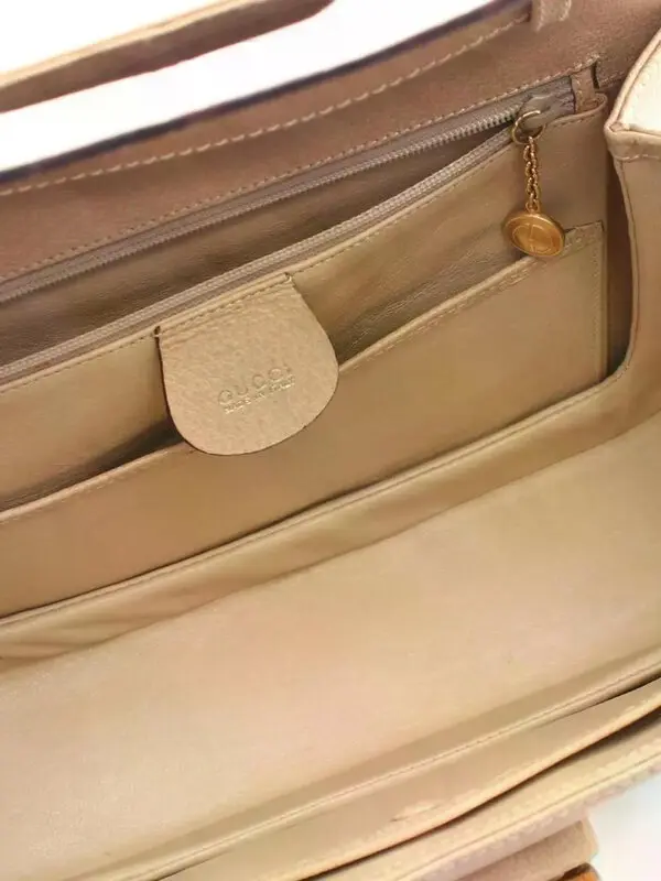 Gucci Bamboo Handle Handbag - Neutrals