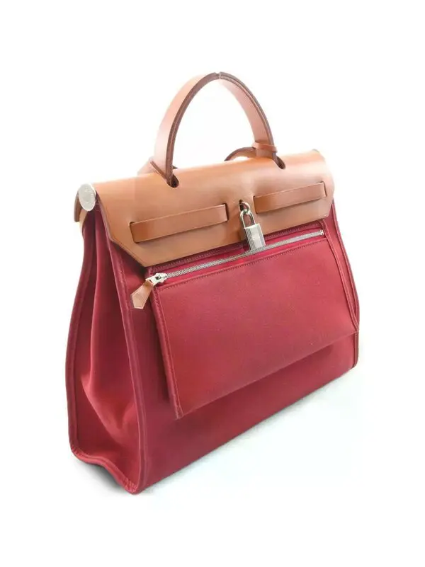 Hermès Herbag Pm Two-way Handbag - Red