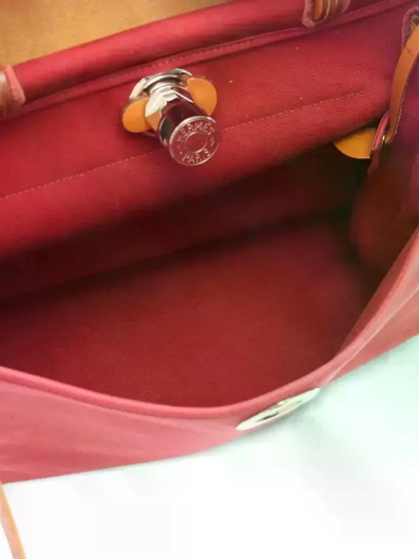 Hermès Herbag Pm Two-way Handbag - Red