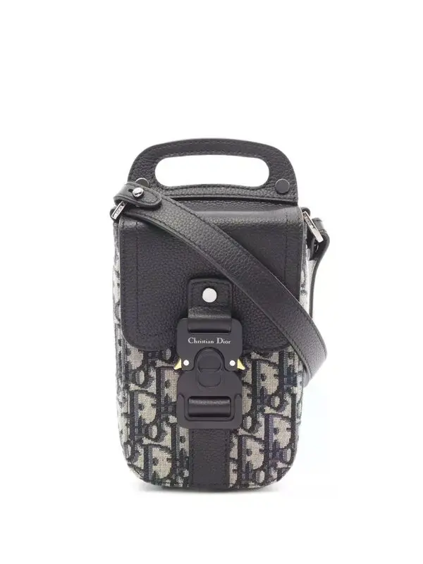 Dior Saddle Vertical Crossbody Bag - Blue
