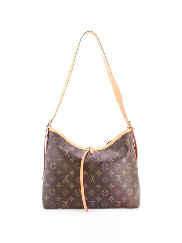 LOUIS VUITTON Carryall Monogram Canvas Pm Hobo Bag