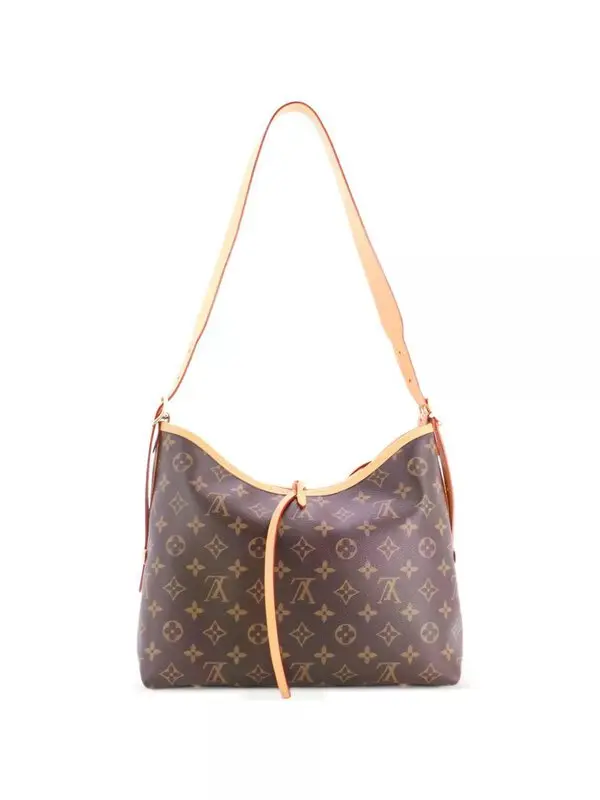 LOUIS VUITTON Carryall Monogram Canvas Pm Hobo Bag