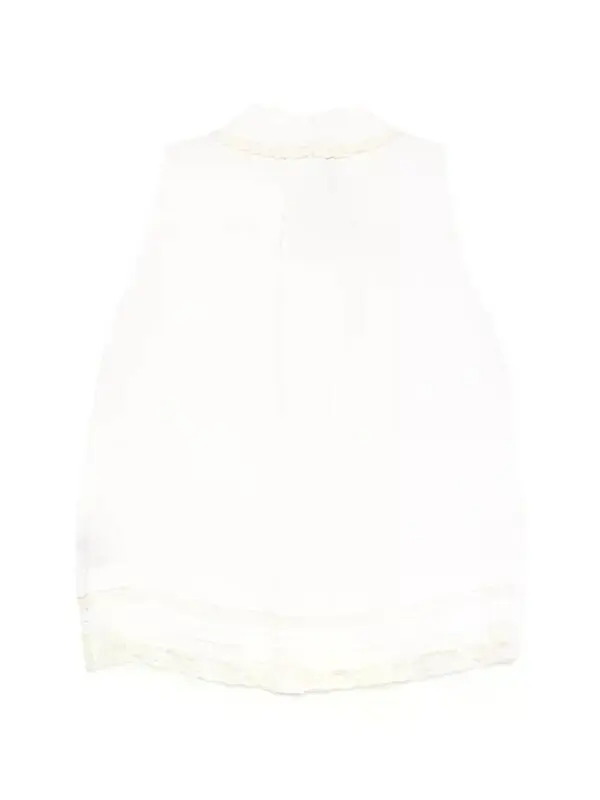 Dice Kayek Lace-detail Sleeveless Blouse