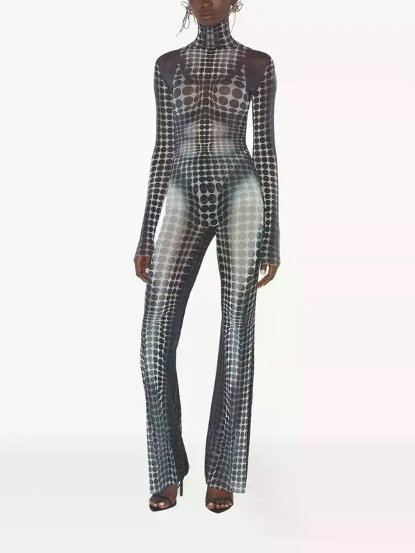 JEAN PAUL GAULTIER Long-sleeve High-neck Top