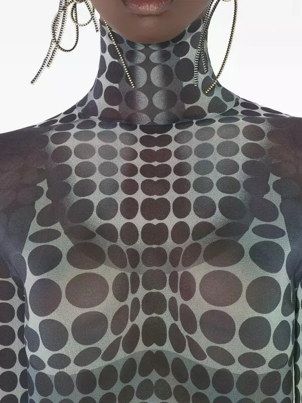 JEAN PAUL GAULTIER Long-sleeve High-neck Top