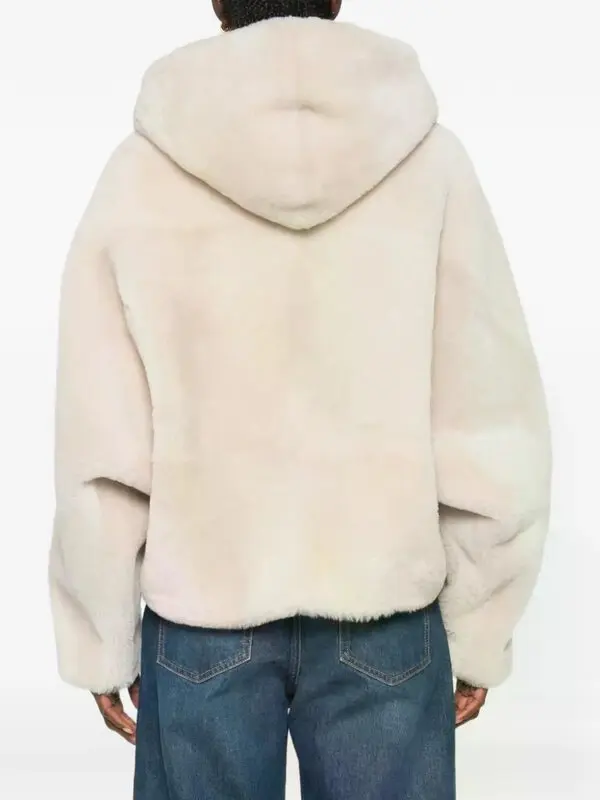 BLANCHA Hooded Shearling Jacket