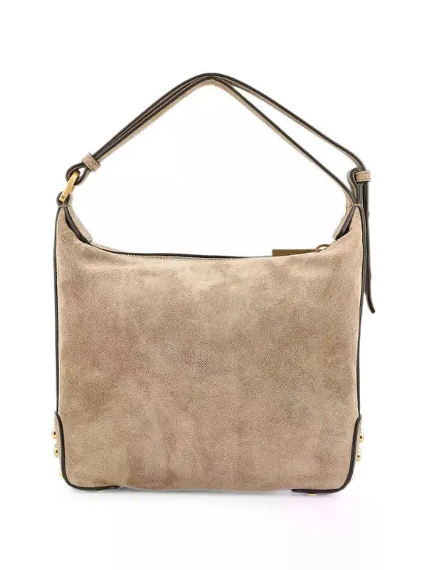 TOD'S Mini Metal Dots Suede Tote Bag