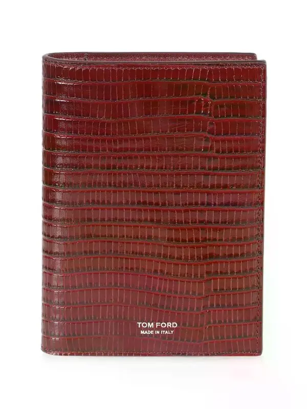 TOM FORD Bi-fold Wallet - Red