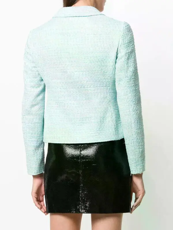 Moschino Embellished Tweed Blazer