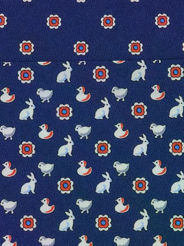 FERRAGAMO Silk Neck Tie - Blue